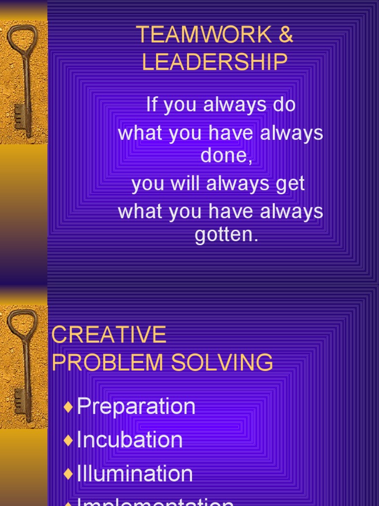 Teamwork & Leadership PowerPoint | PDF