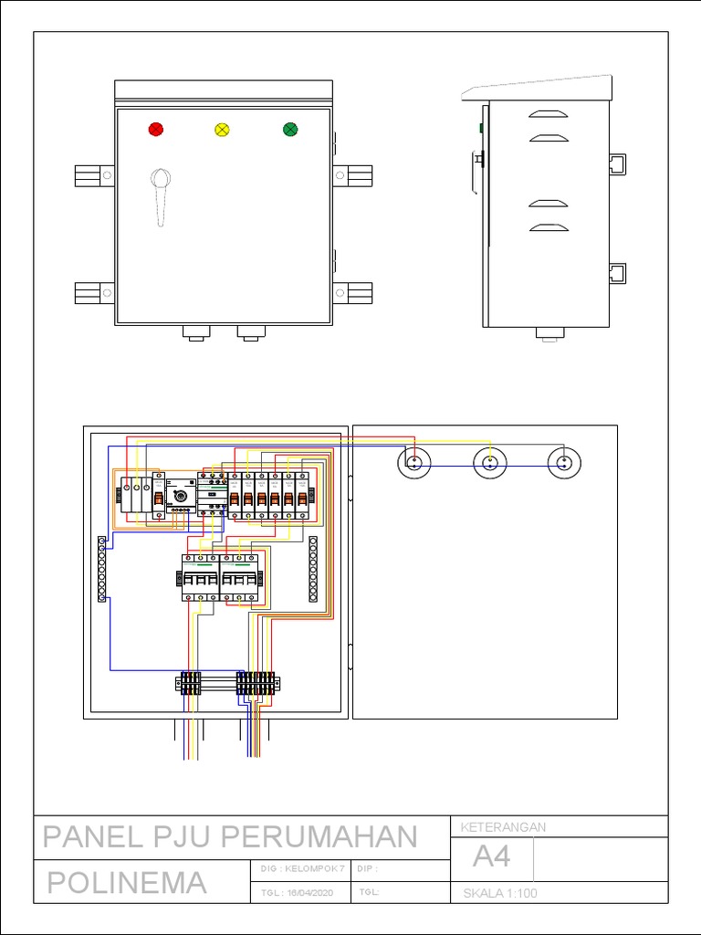Panel Pju Perumahan Polinema A4: Keterangan | PDF