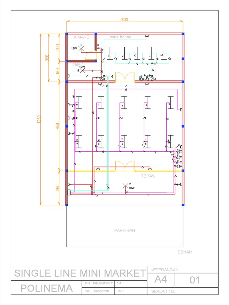 Mini Market Design Plan Layout | PDF