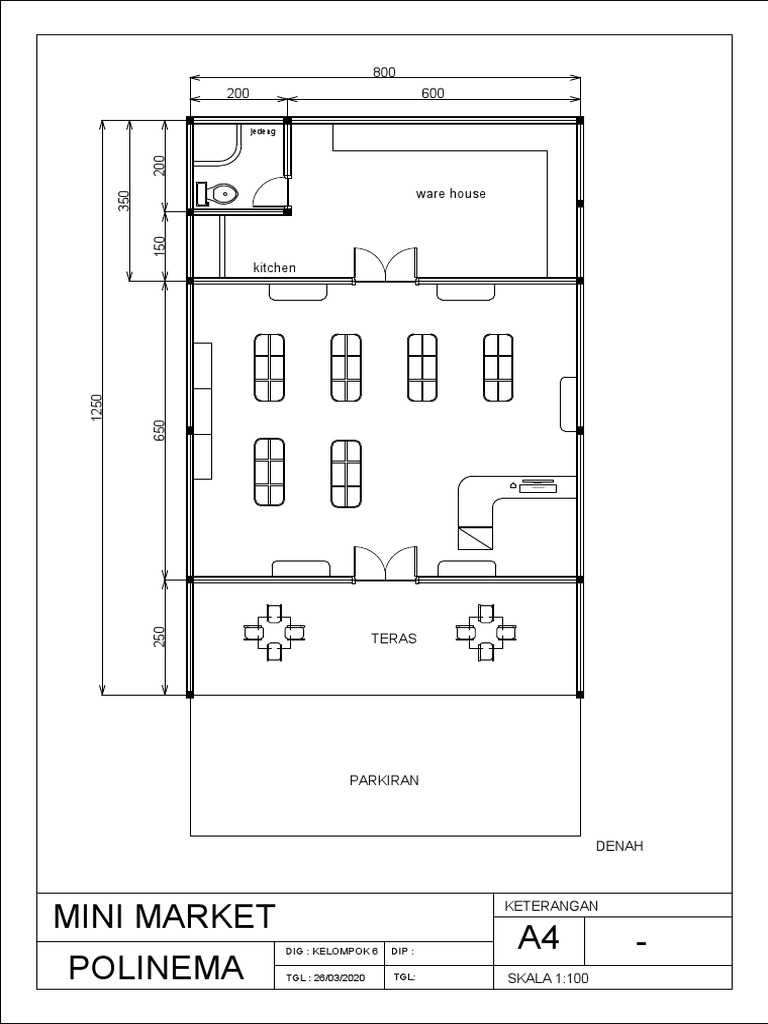 Layout Minimarket | PDF