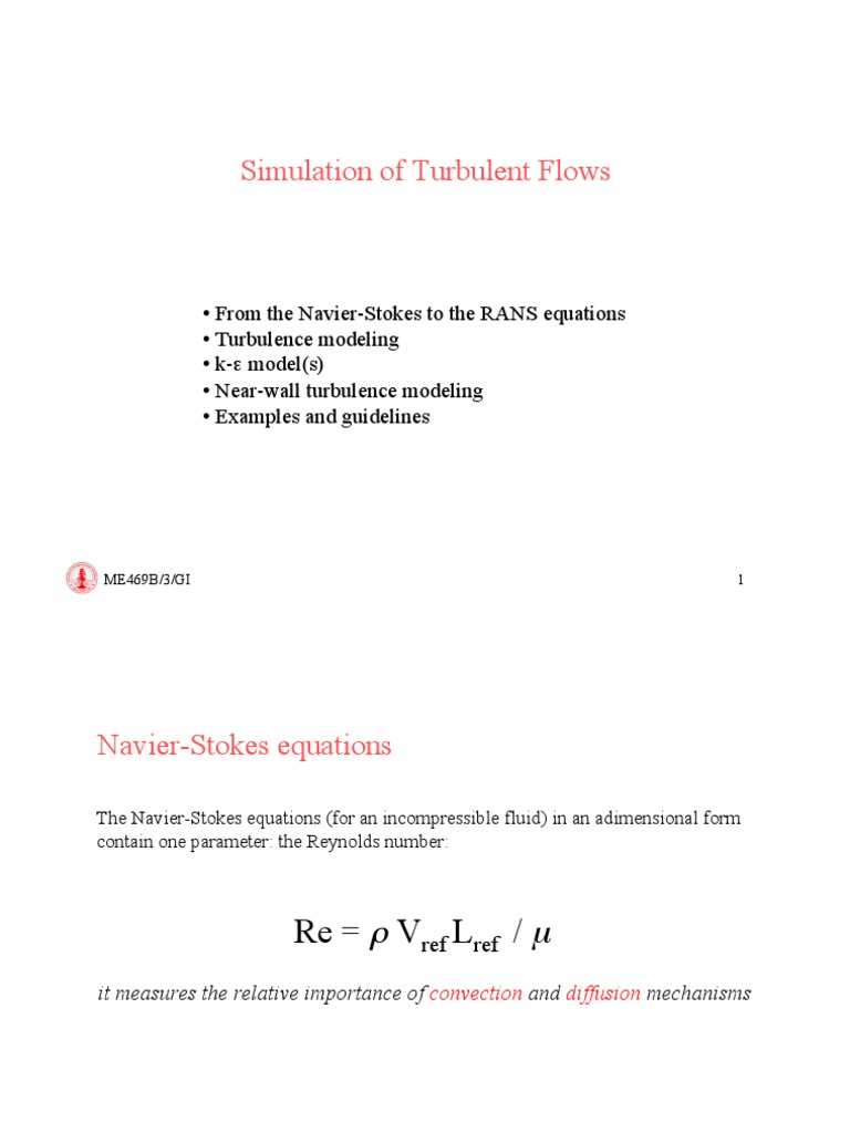 Turbulence | Turbulence | Navier–Stokes Equations