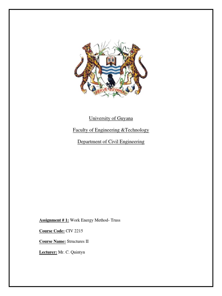 Work Energy Method for Structural Analysis Assignment | PDF