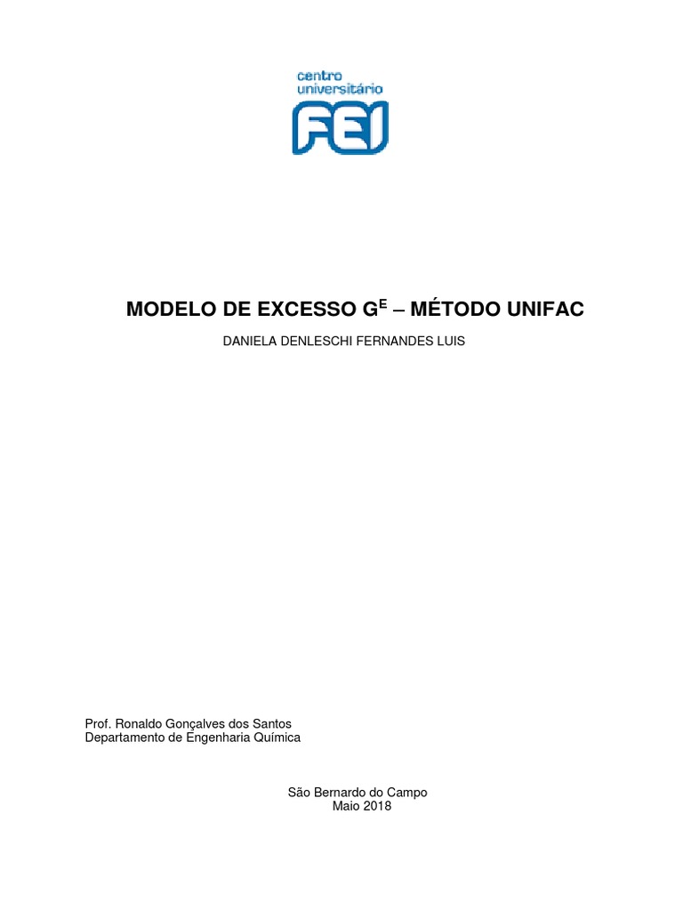 Análise do equilíbrio líquido-vapor da mistura água/1-propanol ...