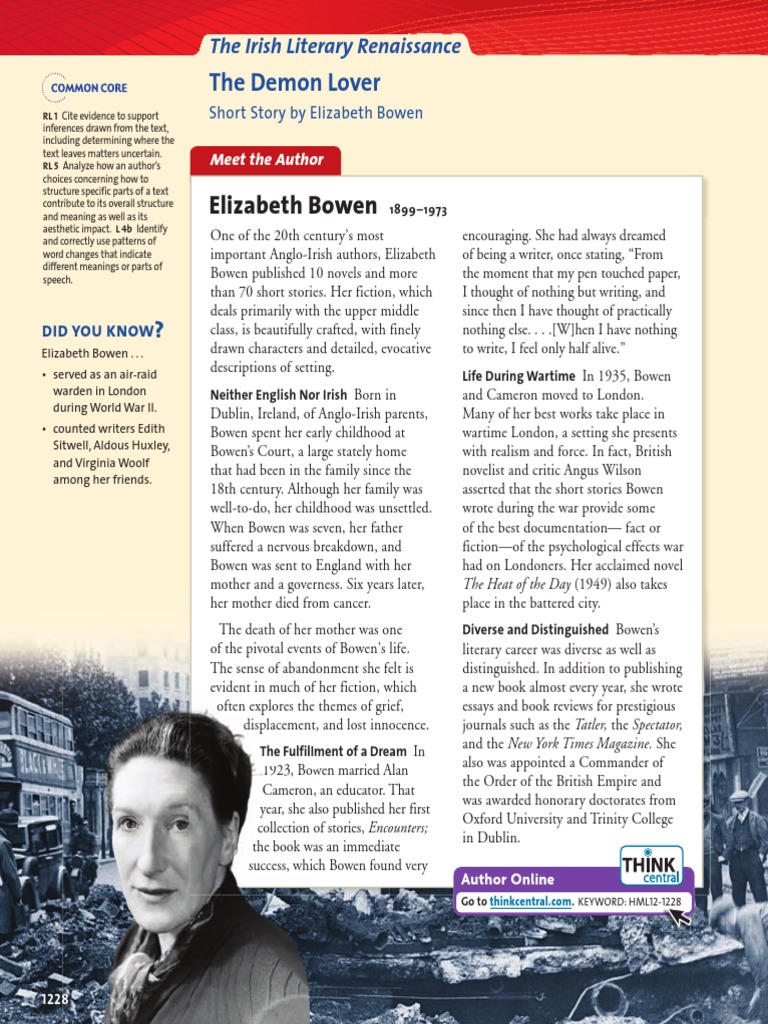 Elizabeth Bowen's "The Demon Lover" | PDF | Ambiguity | Irish Literature