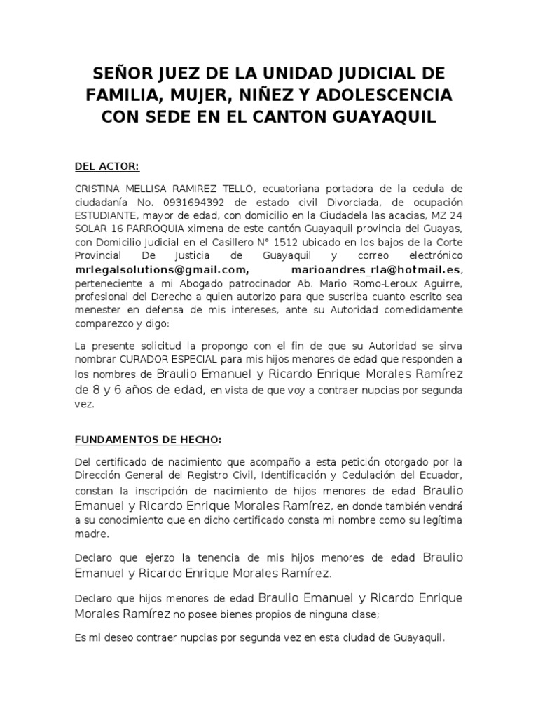 Curaduria PARA CONTRAER NUPCIAS | PDF | Información del gobierno | Gobierno