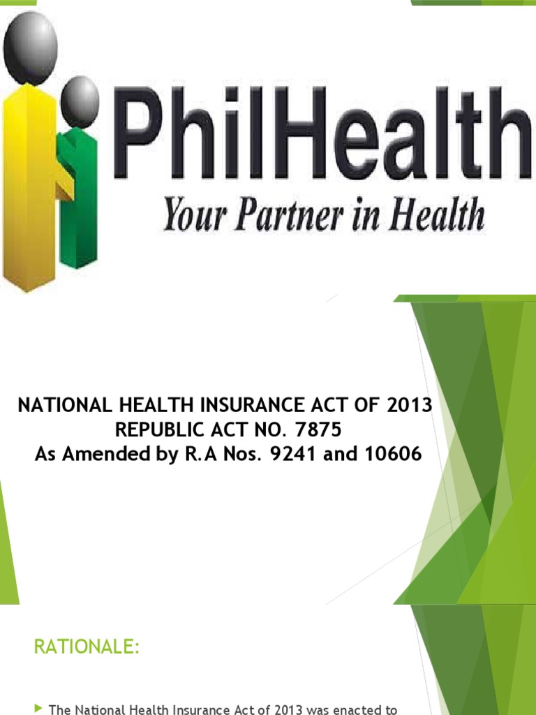 National Health Insurance Act Summary | PDF | Health Care | Medicine