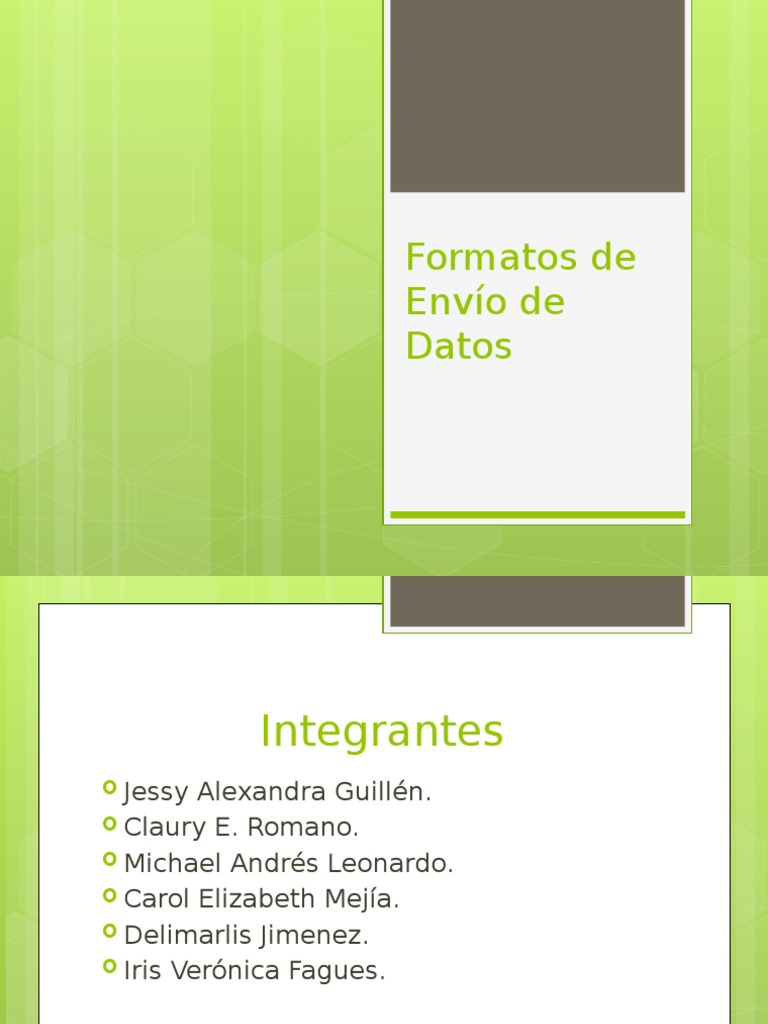 Formatos de Envío de Datos | PDF | Impuestos | Economias
