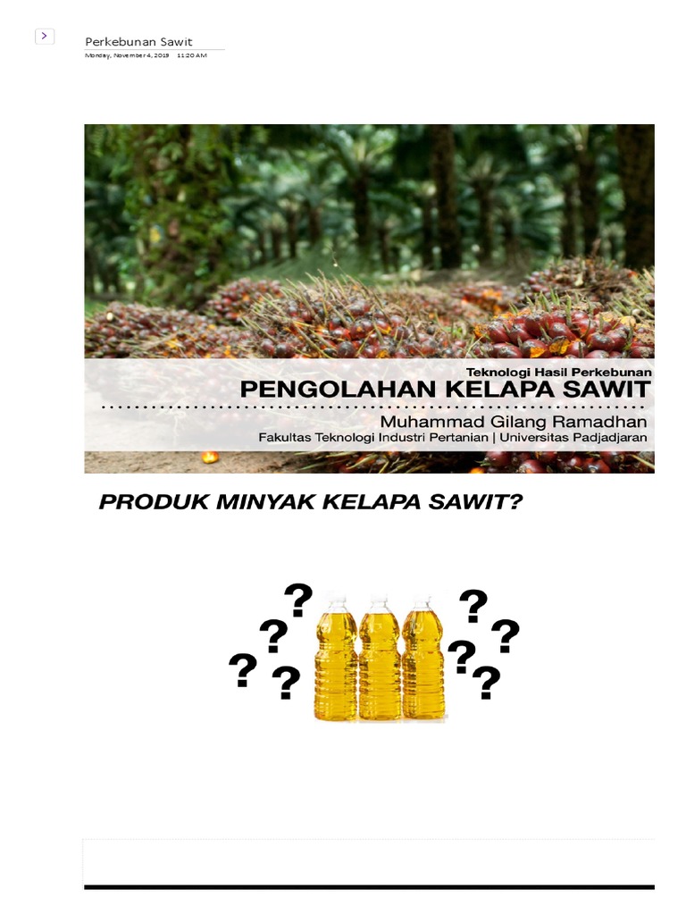Sawit PDF | PDF