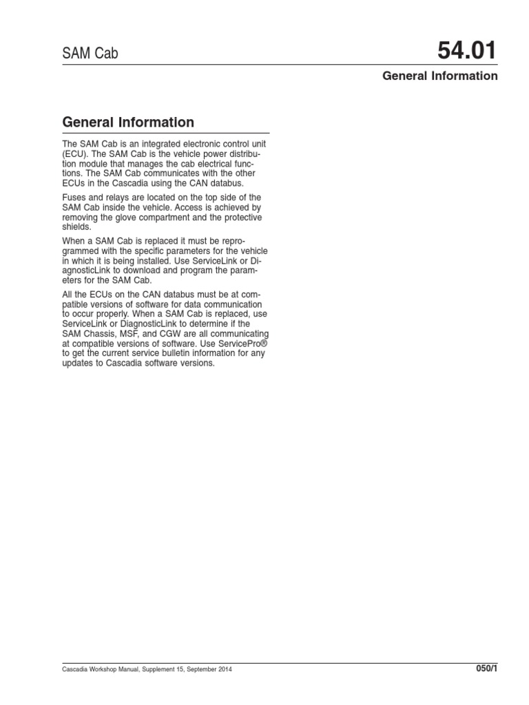 Sam Cab: General Information | PDF | Vehicles | Equipment