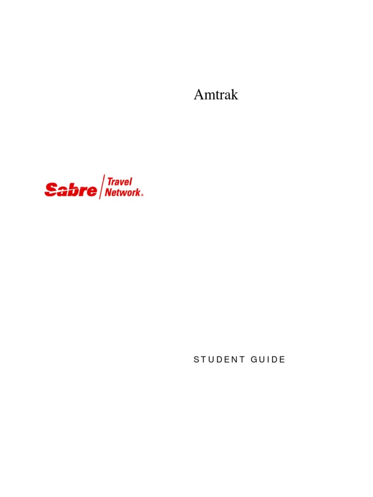 Amtrak: Student Guide | PDF | Service Industries | Transport