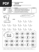 Pre - Escritura Guias Vocal e | PDF