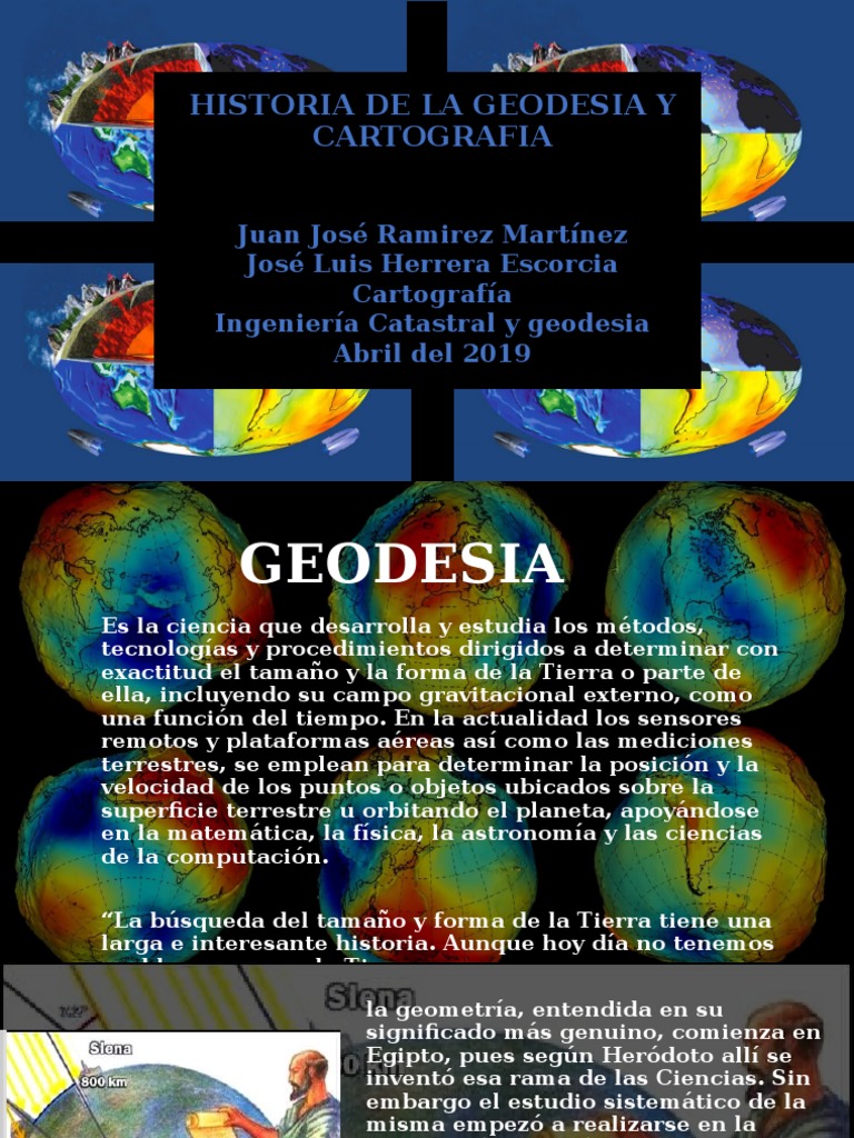 Historia de La Geodesia y Cartografía | PDF | Geodesia | Geografía
