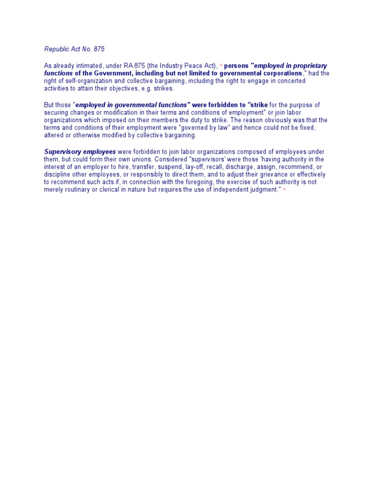 Persons in Proprietary Functions of The Government | PDF | Finance ...