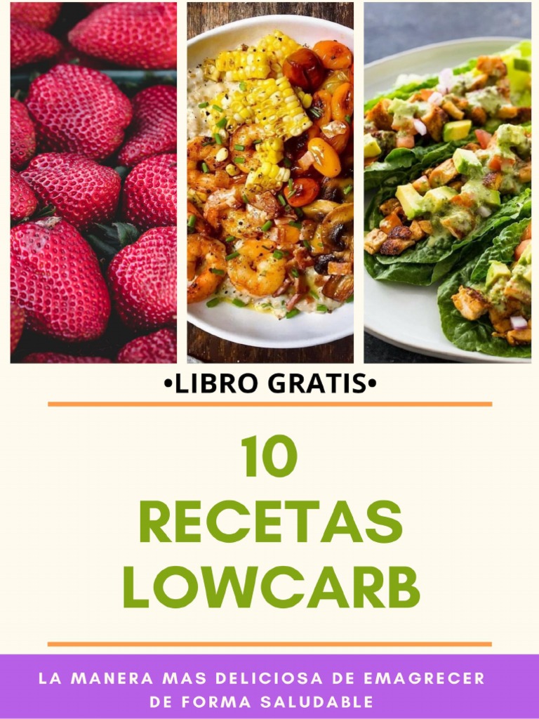 Ebook Gratis 10 Recetas Low Carb | PDF
