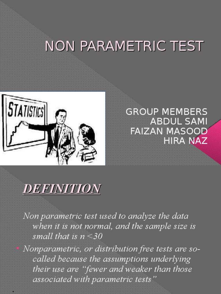 Non Parametric Test | Nonparametric Statistics | Probability Distribution
