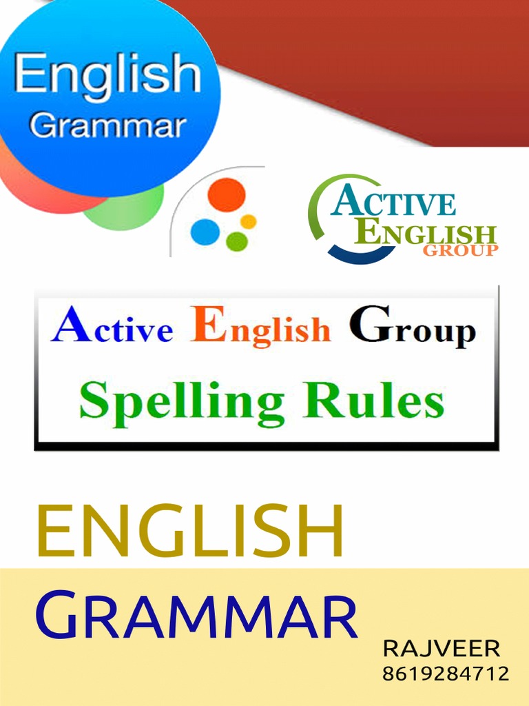 Spelling Rules | PDF | Stress (Linguistics) | English Language
