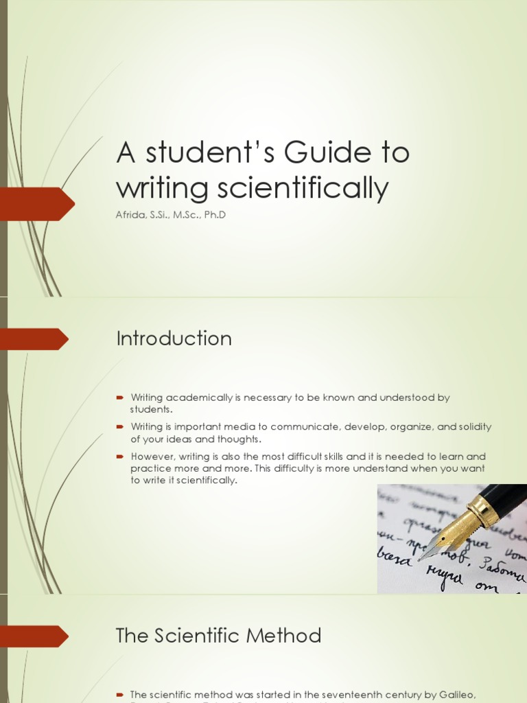 Guide to Scientific Writing for Students | PDF | Nicolaus Copernicus ...