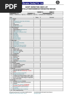 Daily Stacker Inspection Checklist | PDF | Technology & Engineering