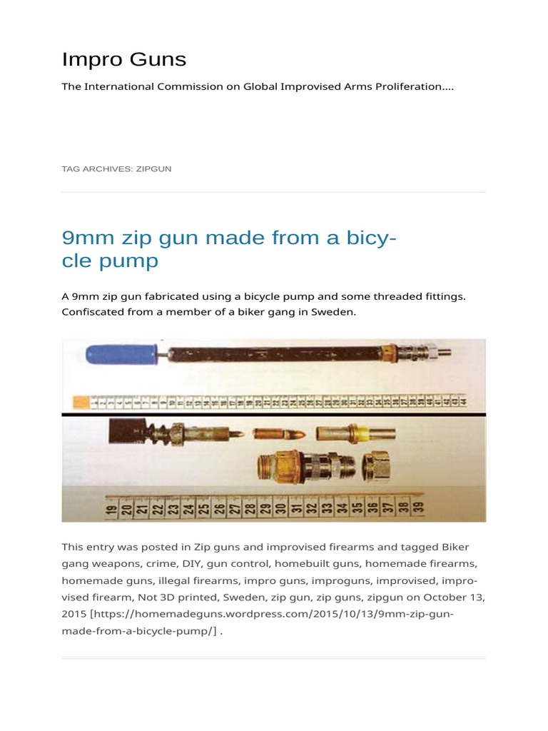 Zipgun Impro Guns Page 5 | PDF | Military Science | Firearms