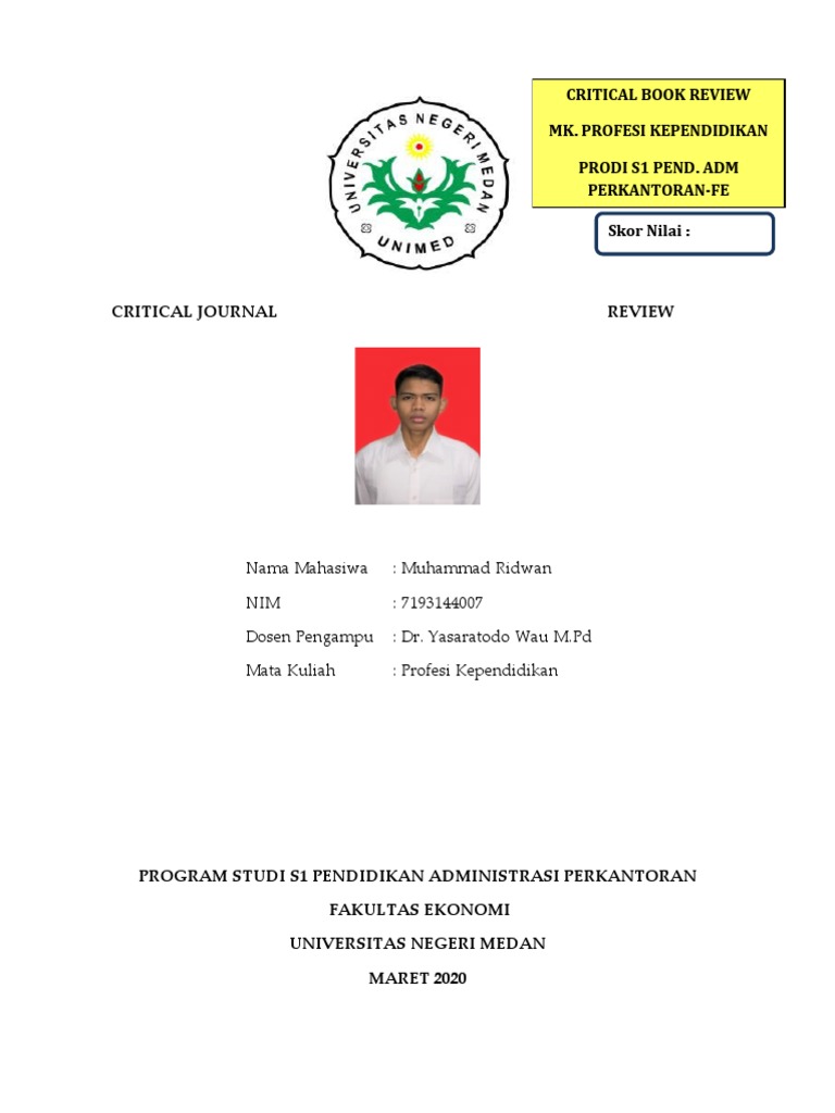 CJR PROFESI Ridwan | PDF