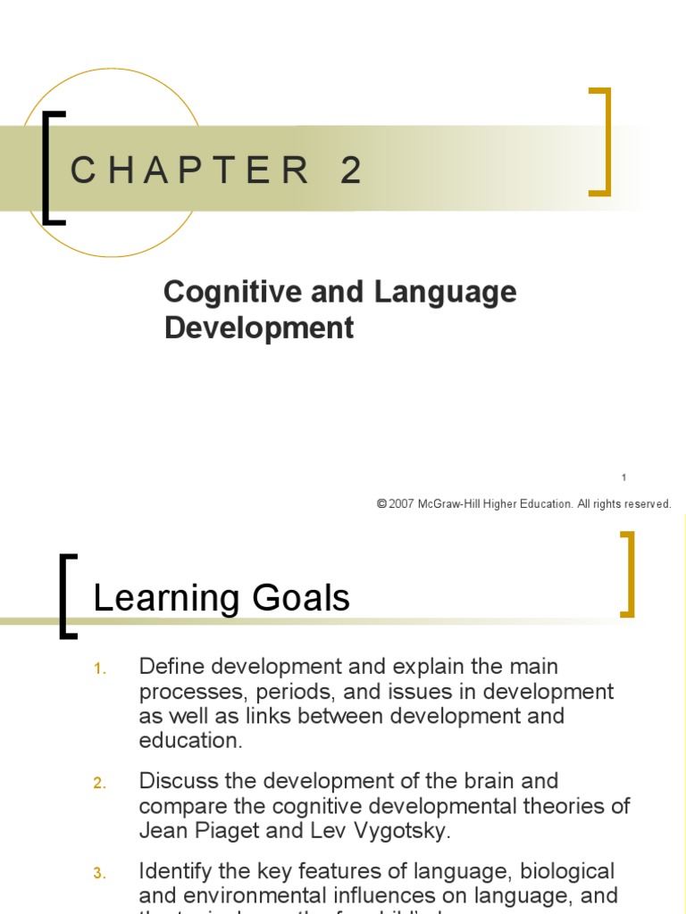 Cognitive and Language Development: © 2007 Mcgraw-Hill Higher Education ...