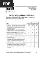 MCAA Labor Factors | PDF | Employment | Overtime