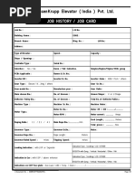 Job Card Sheet | PDF