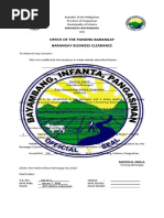 Barangay Protection Order Sample | PDF | Justice | Public Law