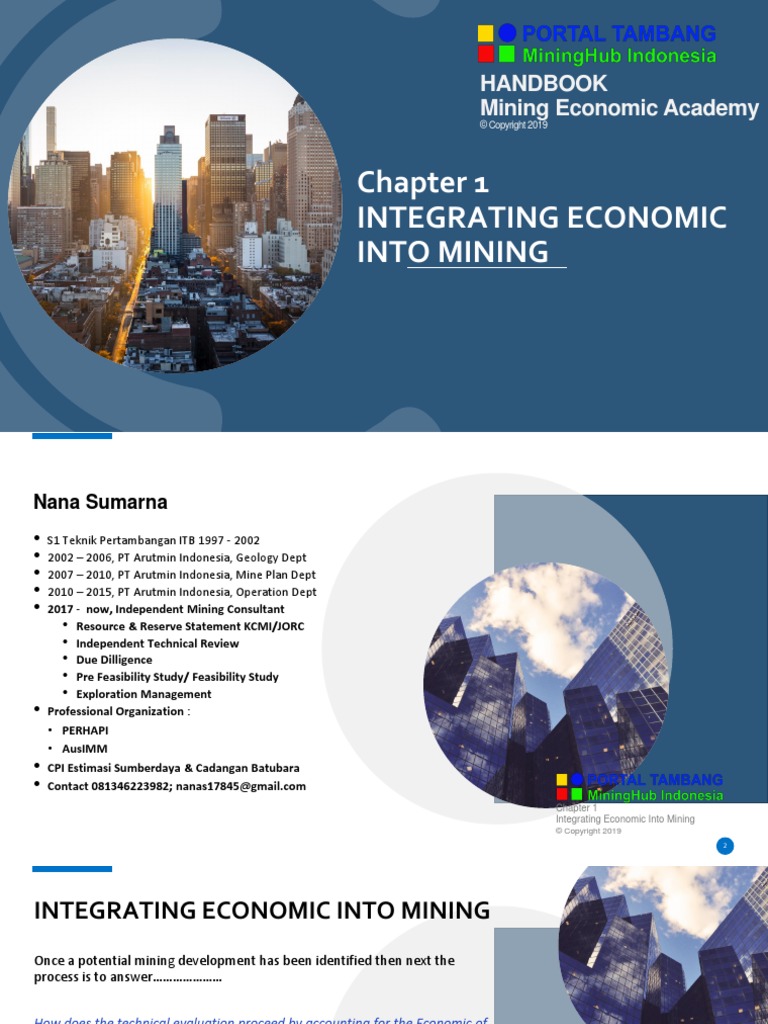 Integrating Economics Into Mining PDF | PDF | Mining | Copyright