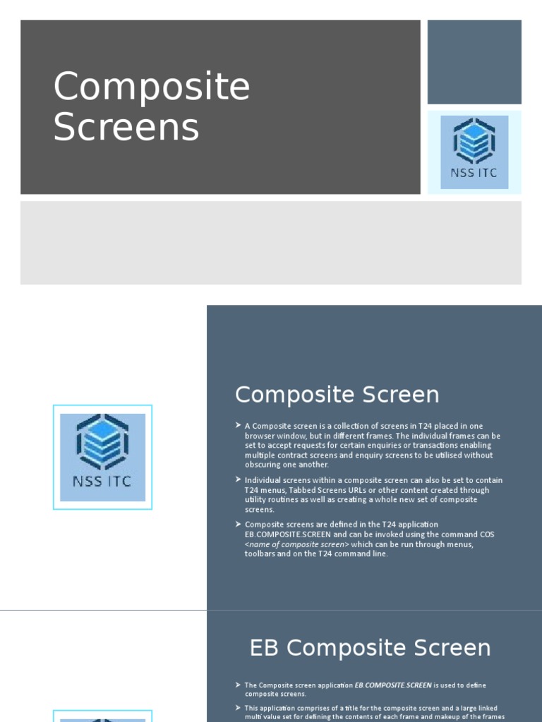 Composite Screen | PDF | Html | Cyberspace