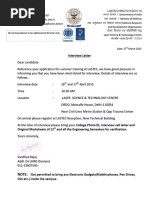 Cover Letter For Internship at Drdo | PDF