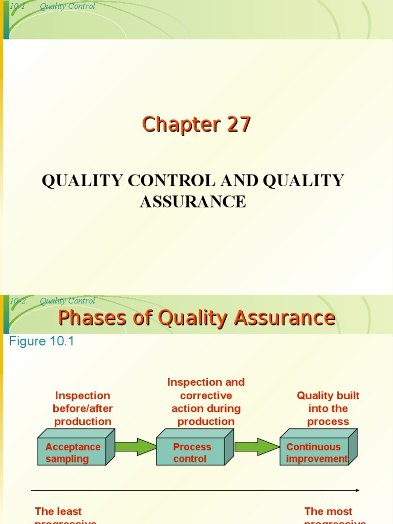 Quality Control and Quality Assurance | PDF | Probability Distribution ...