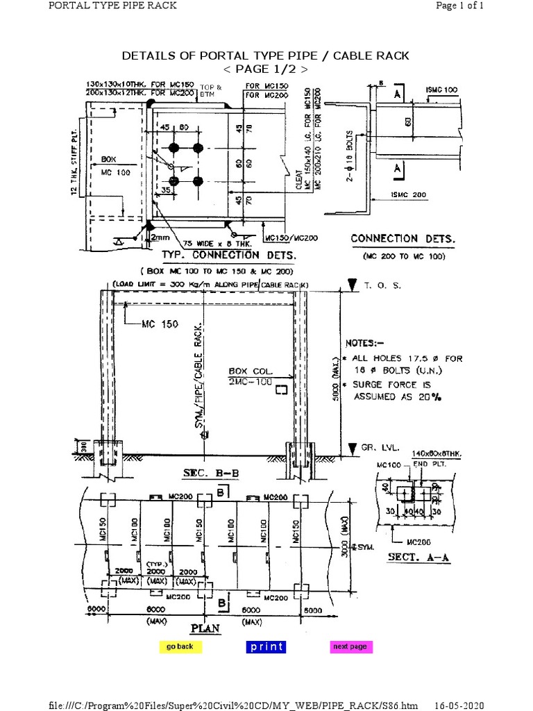 Pipe Rack Agboatwala PDF | PDF