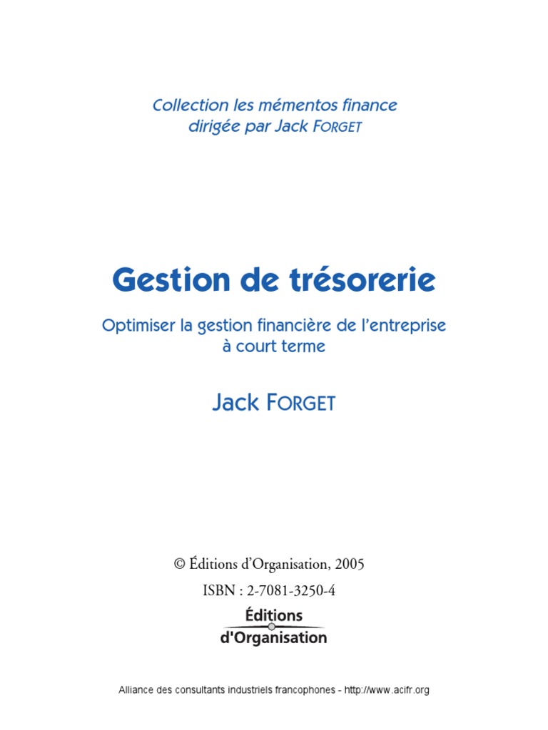 Gestion de Tresorerie Extraits PDF | PDF | Crédit | Finance et gestion monétaire