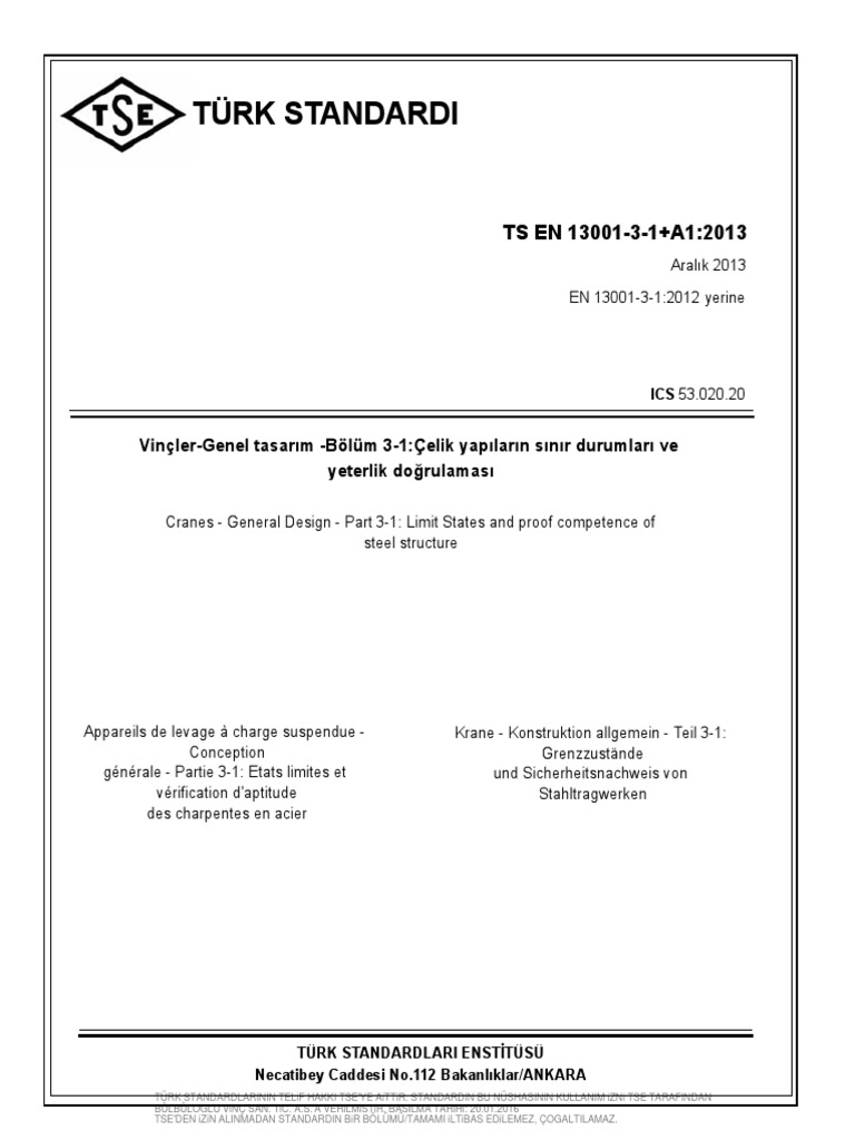 TS en 13001 3 1 A1 PDF | PDF