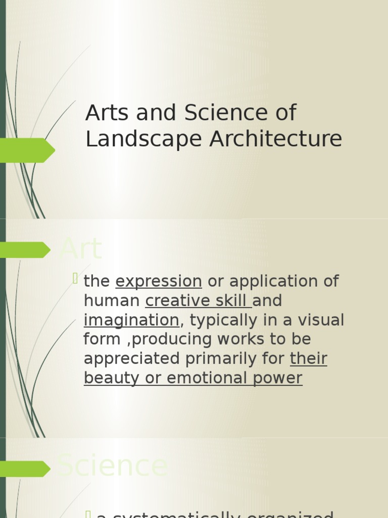 02 Arts and Science of Landscape Architecture | PDF | Landscape ...