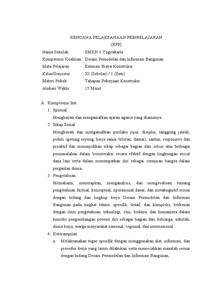 RPP Microteaching | PDF