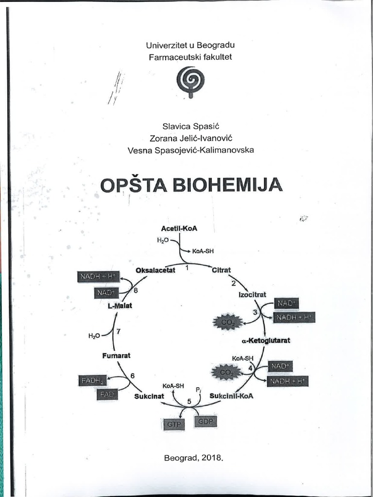 Opšta Biohemija PDF | PDF