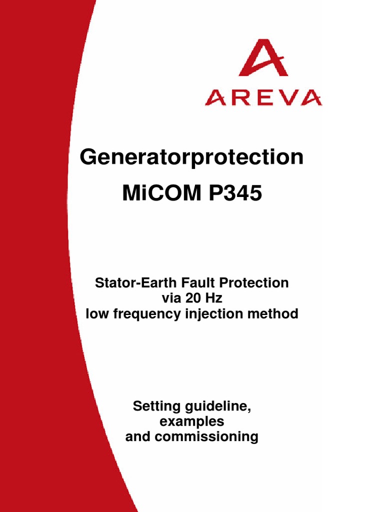MiCOM P345 Stator Earth Fault Guide | PDF | Transformer | Electrical ...