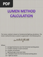Lumen Method | PDF | Lighting | Light