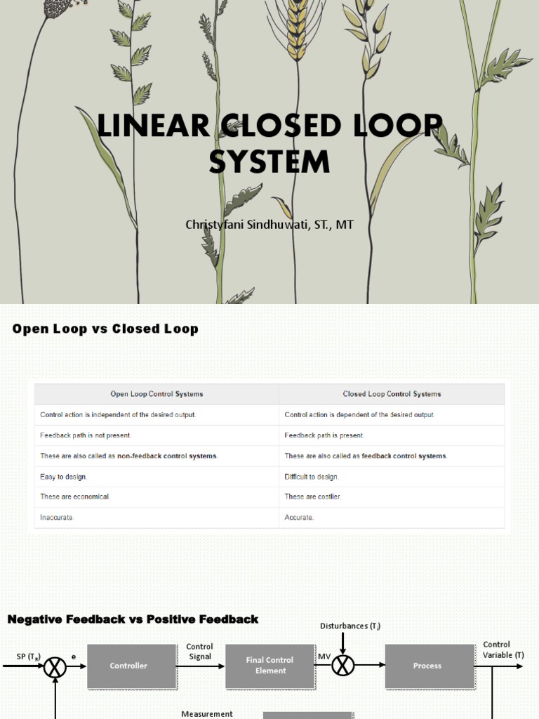 Closed Loop Part 1 | PDF | Feedback | Control Theory