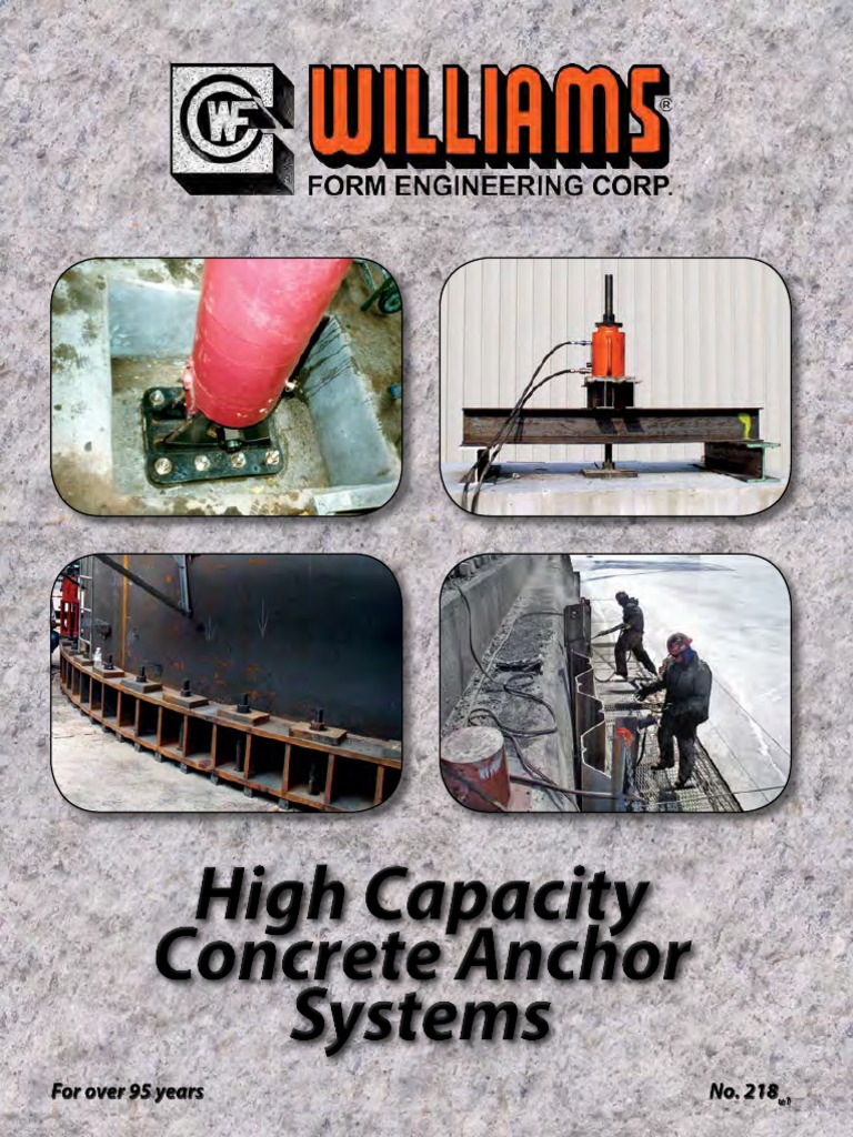 Concrete Anchoring Systems Overview | PDF | Galvanization | Prestressed ...