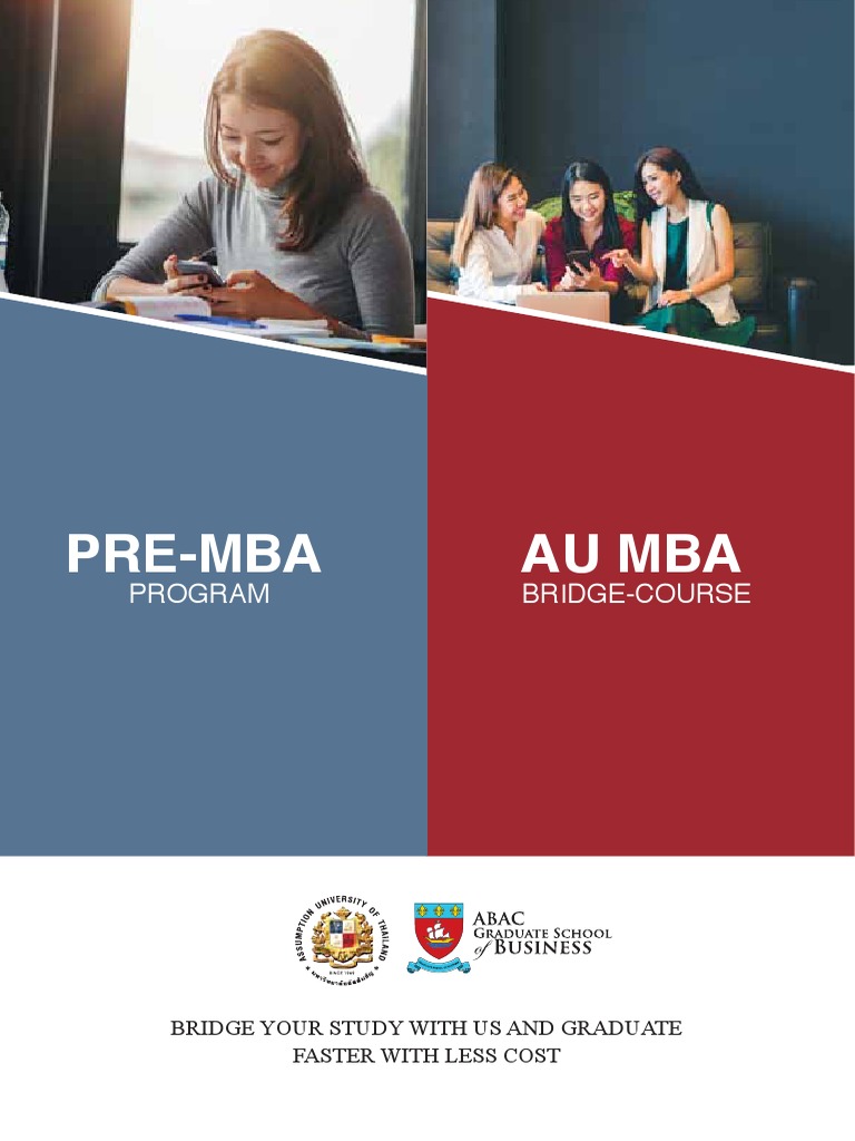 Pre MBA PDF | PDF | Master Of Business Administration | Undergraduate ...