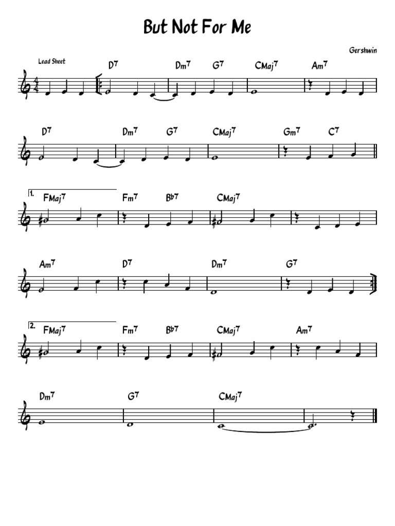 But Not For Me | PDF | Entertainment (General)