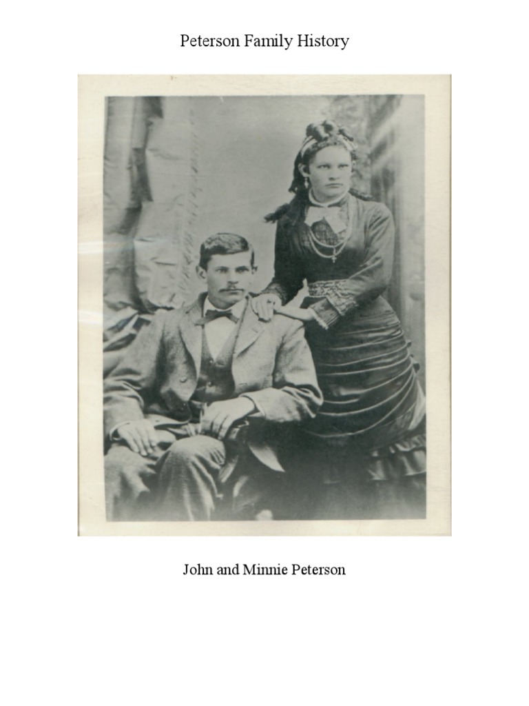 Peterson Family History | PDF | Sweden | Genealogy