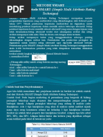 Cara Perhitungan Metode SMART | PDF