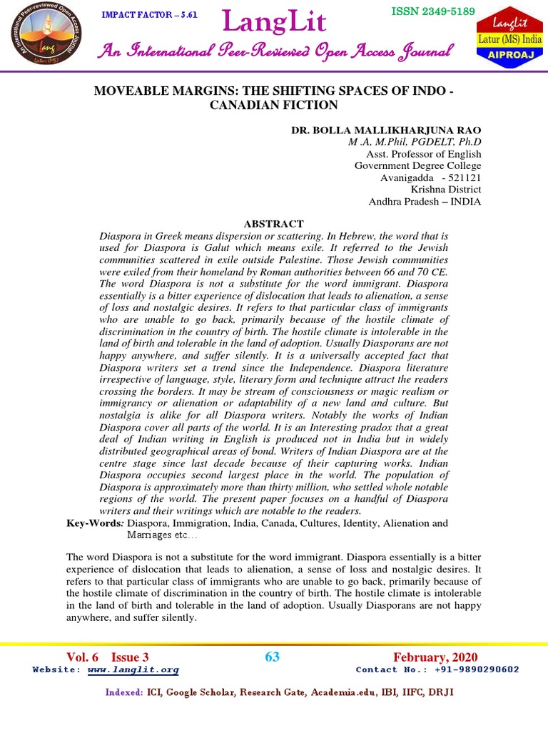 Dr. Bolla Mallikharjuna Rao | PDF | Jews | Diaspora