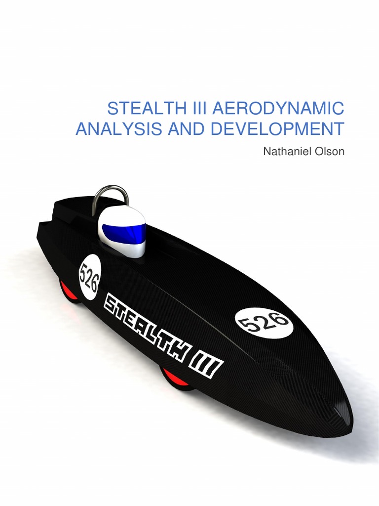 Stealth III Aerodynamics Report | PDF | Flight Dynamics (Fixed Wing ...