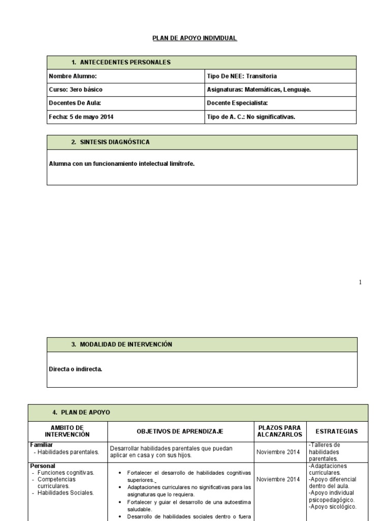 PAI 3 Basico | PDF | Salón de clases | Maestros