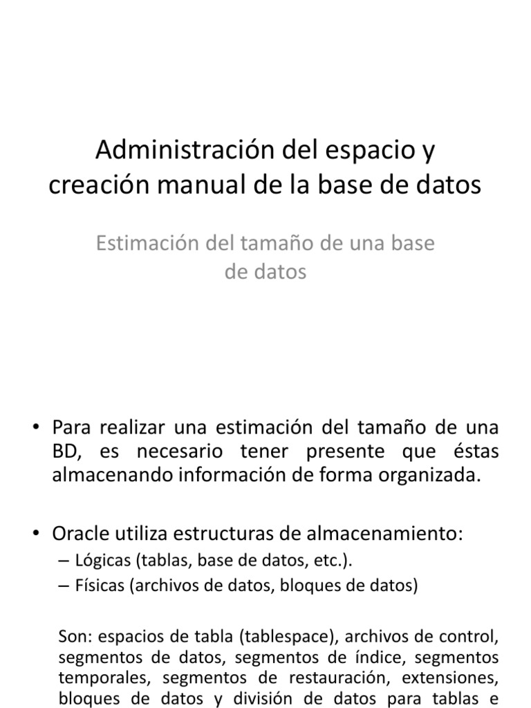 TABLESPACE | PDF | Autenticación | Archivo de computadora